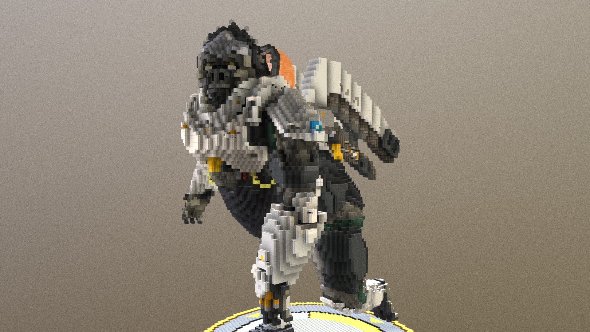 Winston in Minecraft - 3D model by Greg.G Ofttix (@Ofttix) [34d5518 ...