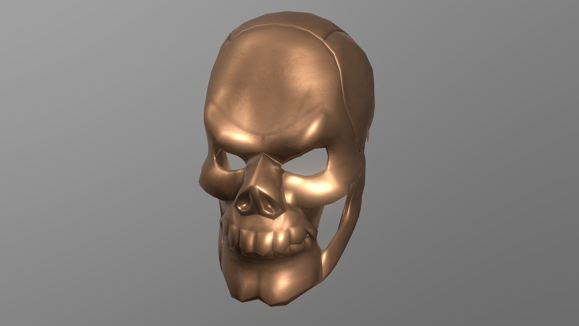 Skull Mask (Copper) - Buy Royalty Free 3D model by shimtimultimedia ...