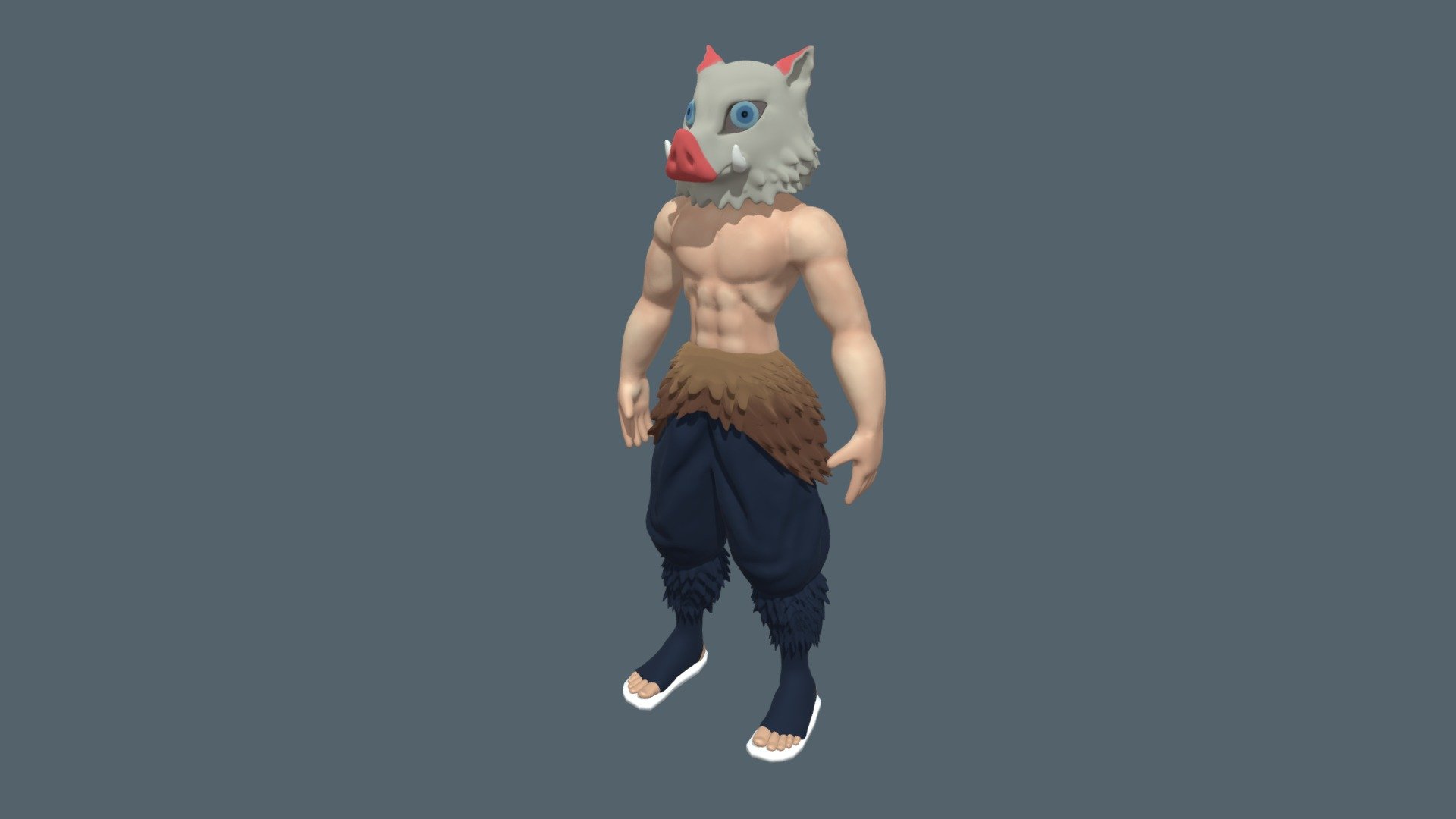 Inosuke Hashibira - 3D model by JC (@jeancastromix) [34d6fd2] - Sketchfab