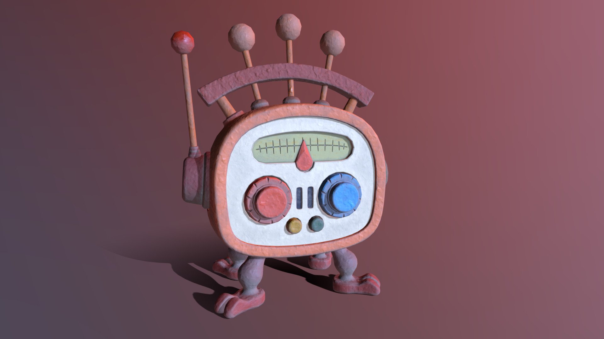Simple Stylized Radio (+YouTube Vid) - 3D model by Art-Teeves [34d81ad ...