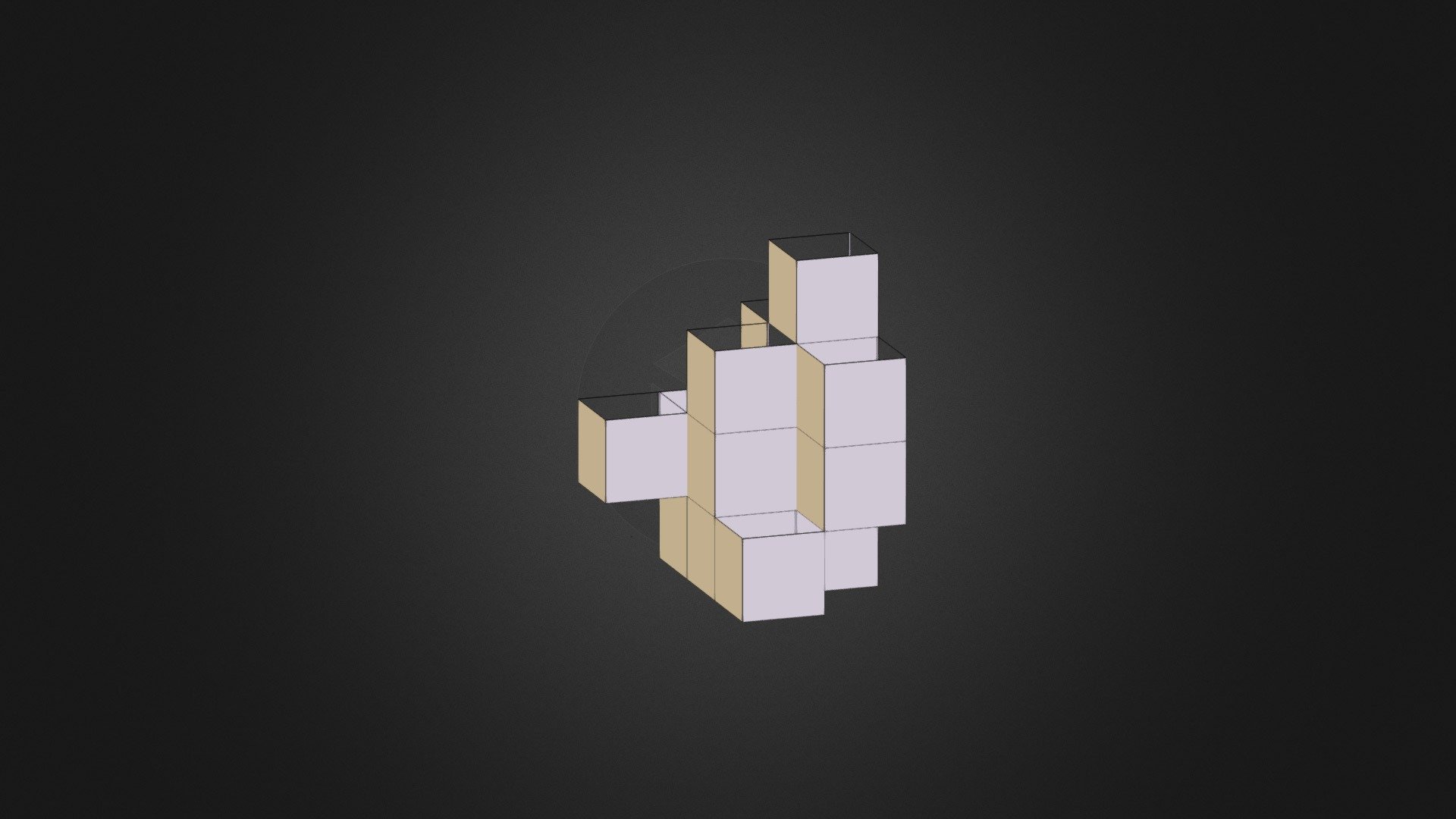 Floating Cube Qbank Figure E 3d Model By Dat Bootcamp Datbootcamp