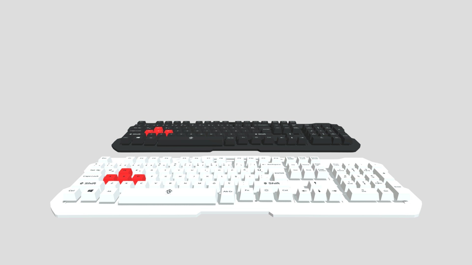 Keyboard - Download Free 3D model by TSoylu (@tolgahansoylu) [34da35b ...