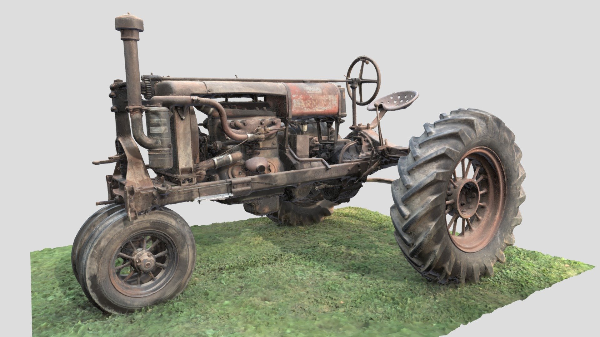 Farmall Regular Tractor - 3D model by Timothy Pranke (@TimothyPranke ...