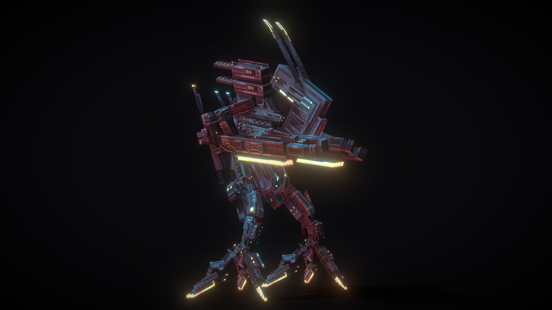 Blade robot - 3D model by IIyctouxD [34db9ee] - Sketchfab
