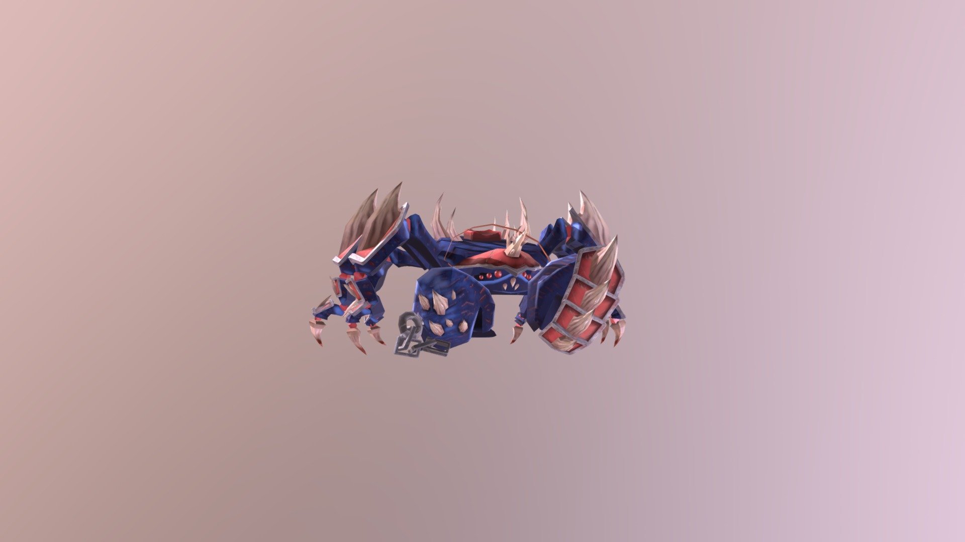 Battle Crab - 3D model by chiisaiusagi [34dde2d] - Sketchfab