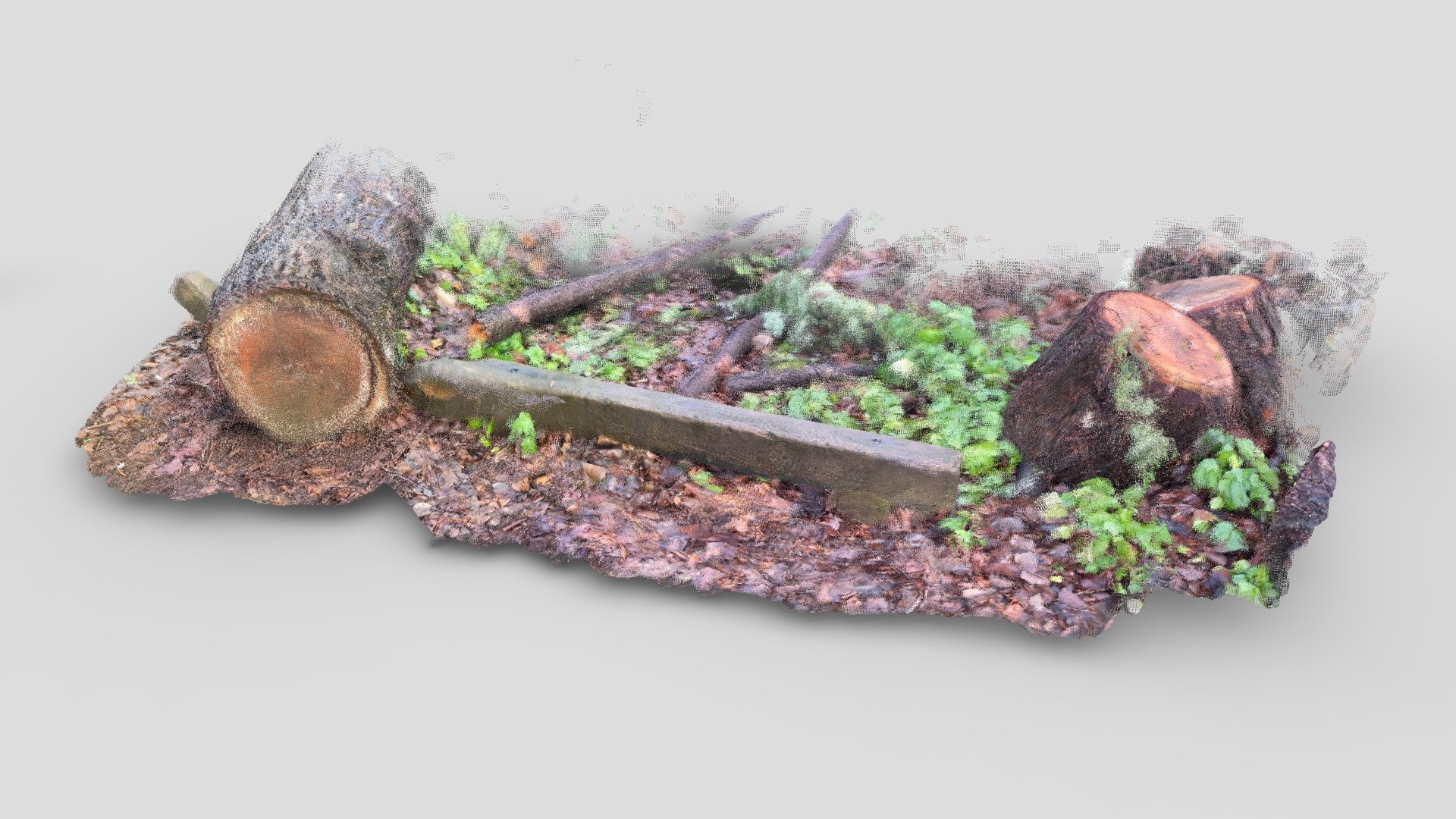 Downed Logs - Download Free 3D model by EveryPoint [34df4bf] - Sketchfab