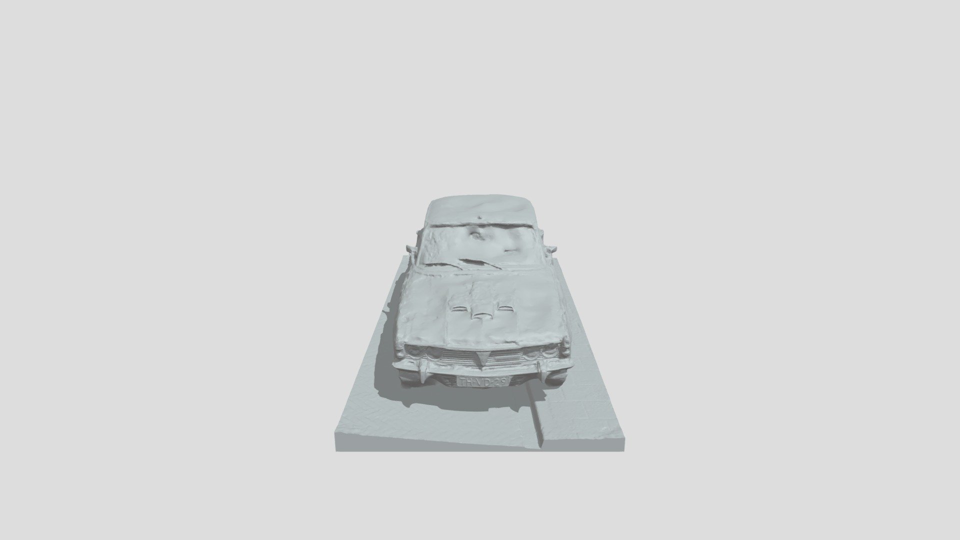 Rover P6 3500 1974 Scan for 3D-printing - Download Free 3D model by ...