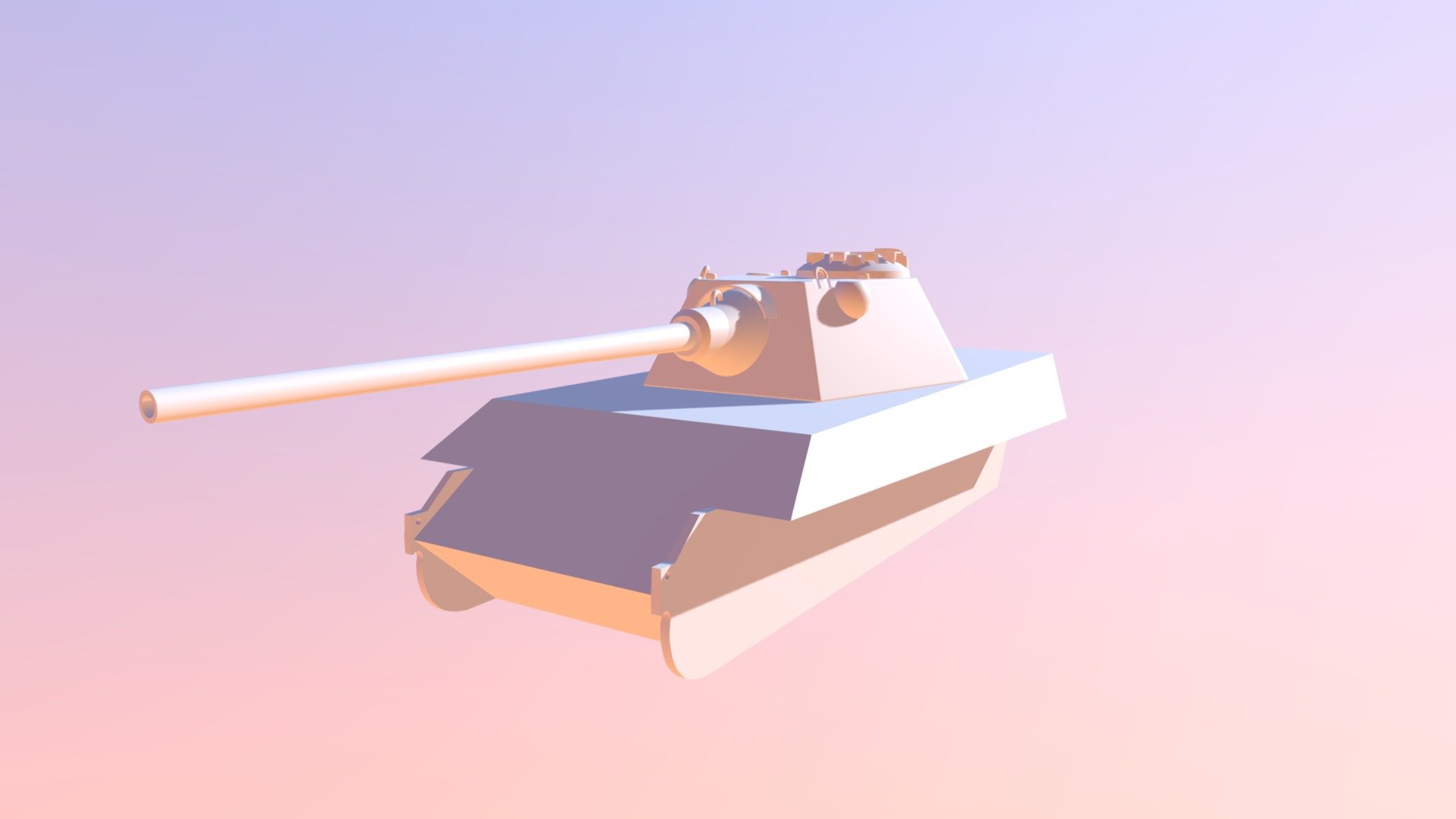 Panther w/ Schmalturm turret (work in progress) - 3D model by Zack ...