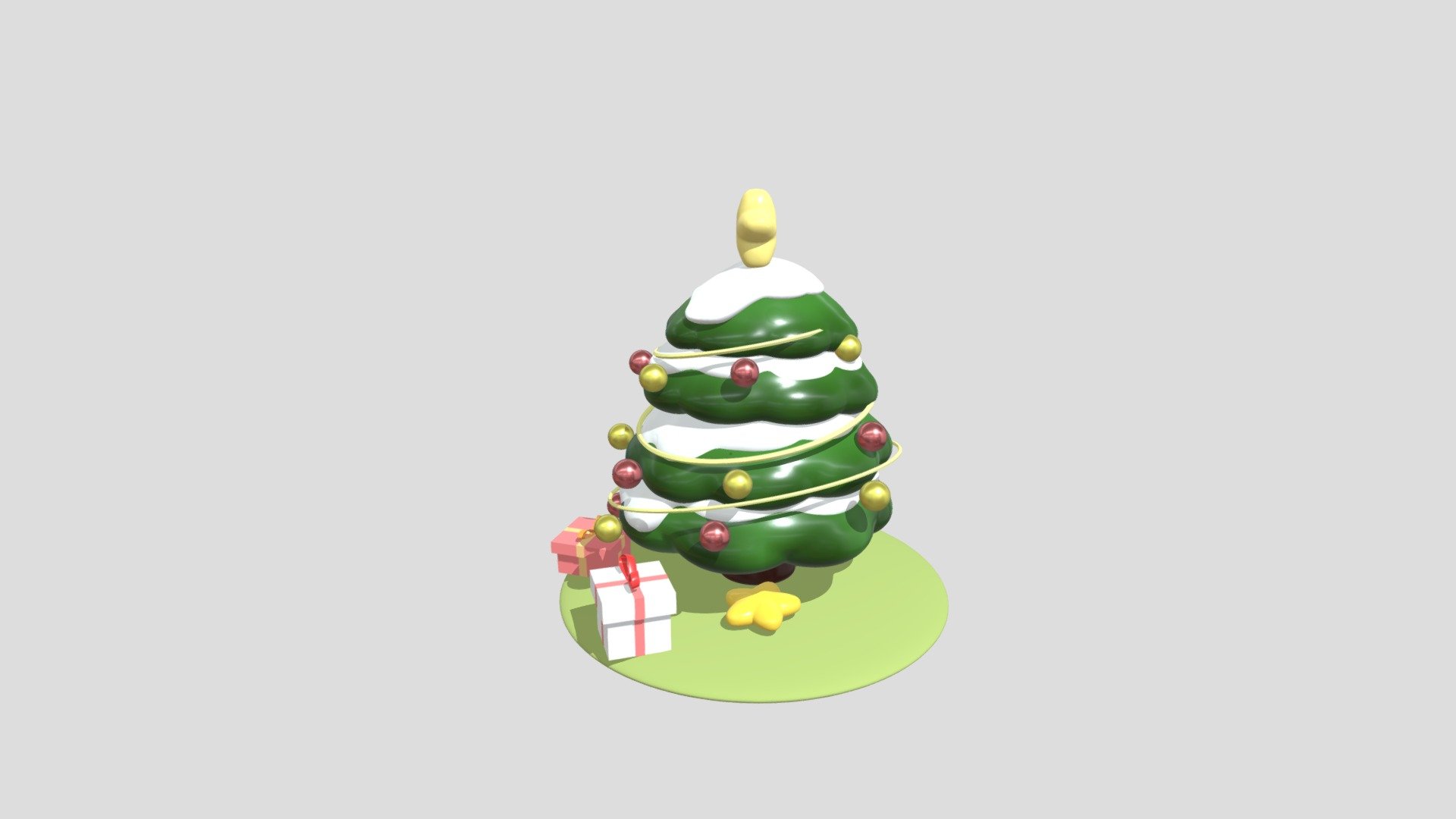 Christmas Tree - 3D model by boboyfeng [34e0912] - Sketchfab