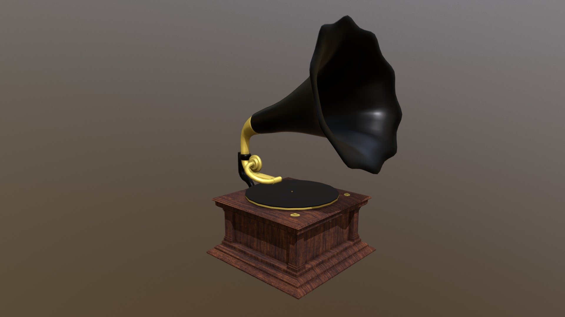Phonograph - 3D model by francisgoca [34e2cde] - Sketchfab