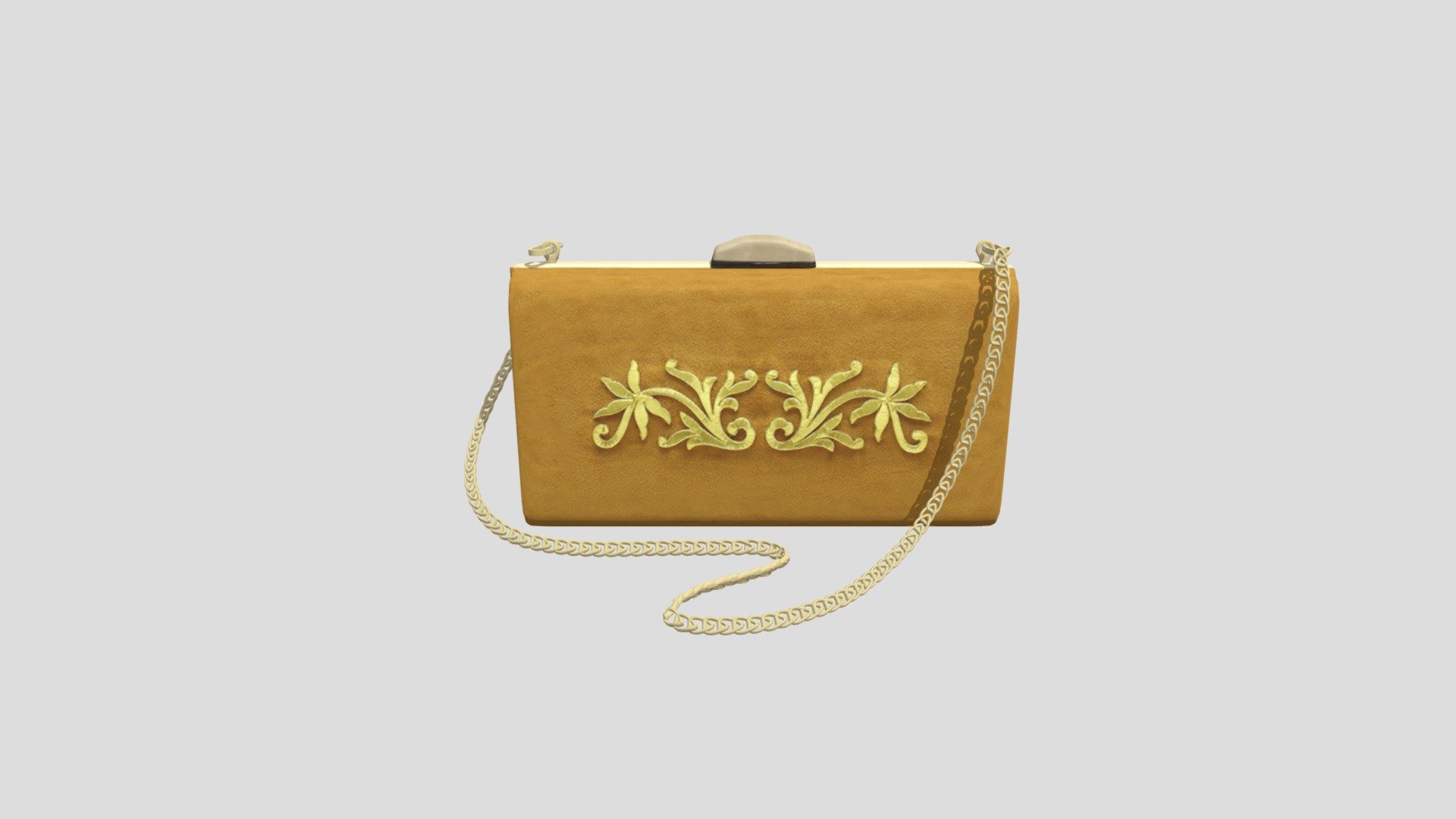AZYDAR CLUTCH BAG TEKAT BENANG EMAS - Download Free 3D model by hafiz ...