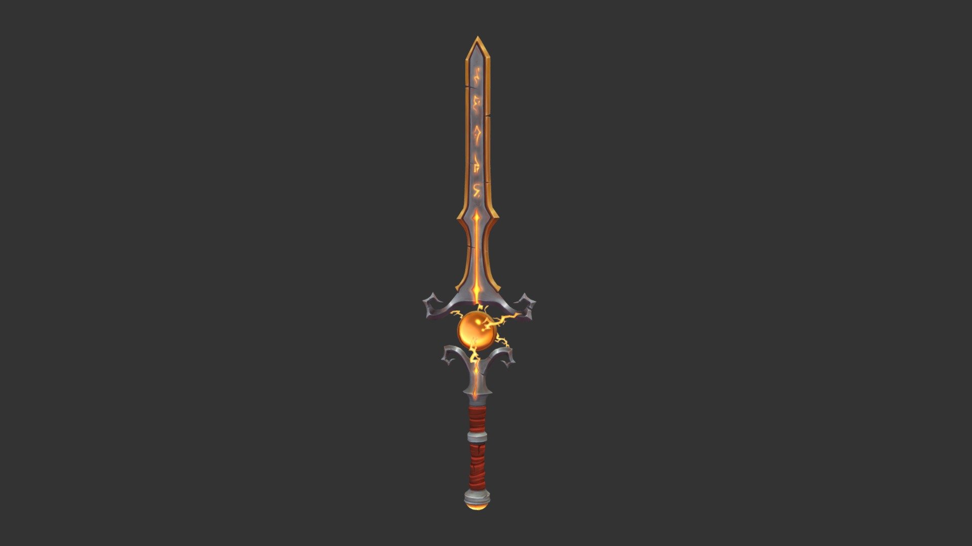 Hand-painted Stylized Sword - 3D model by Ben Watts (@craxi) [34e3bf8 ...