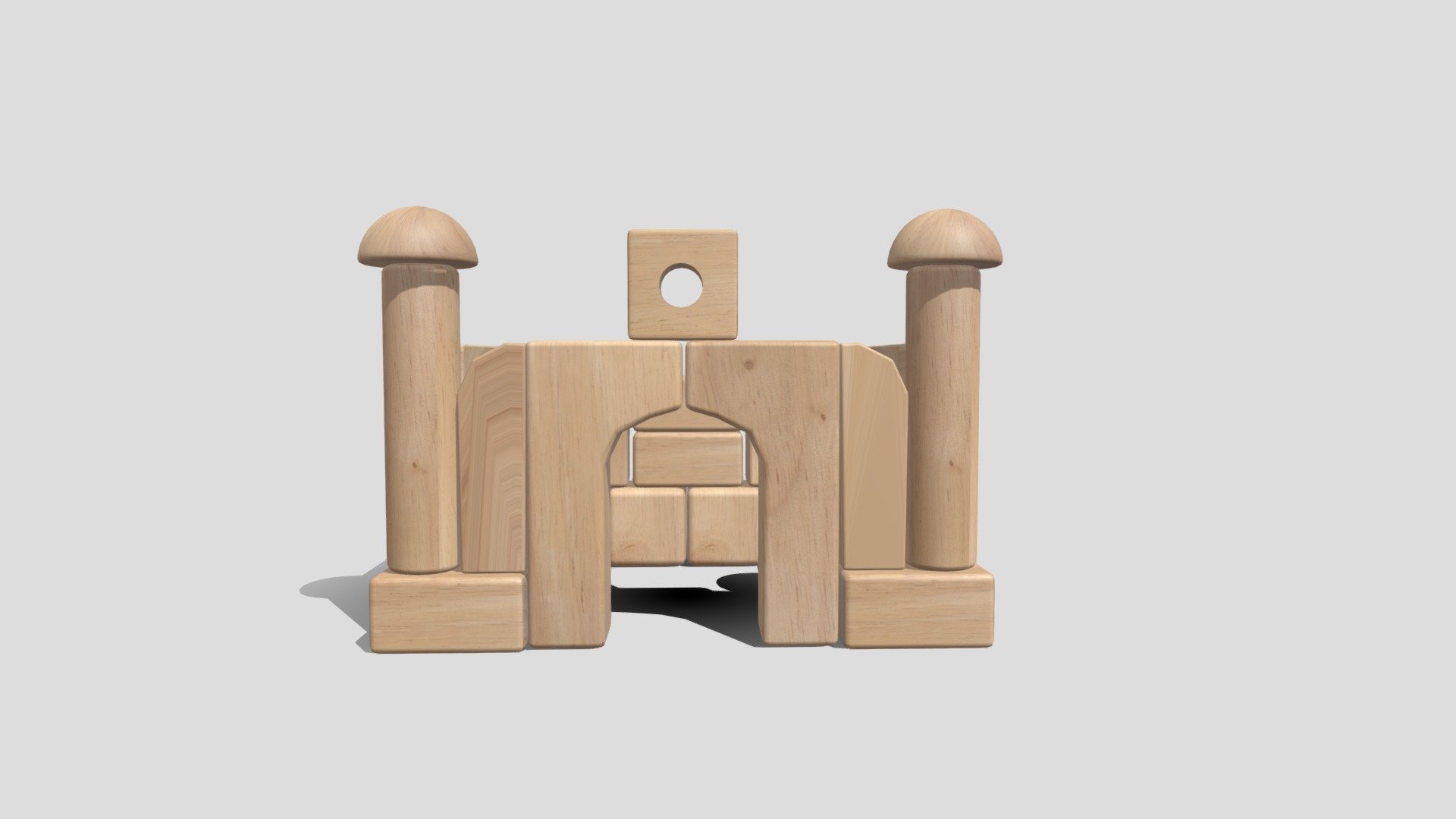Unit Block Castle- Week 7 - Download Free 3D model by Kayla_S [34e4e83 ...