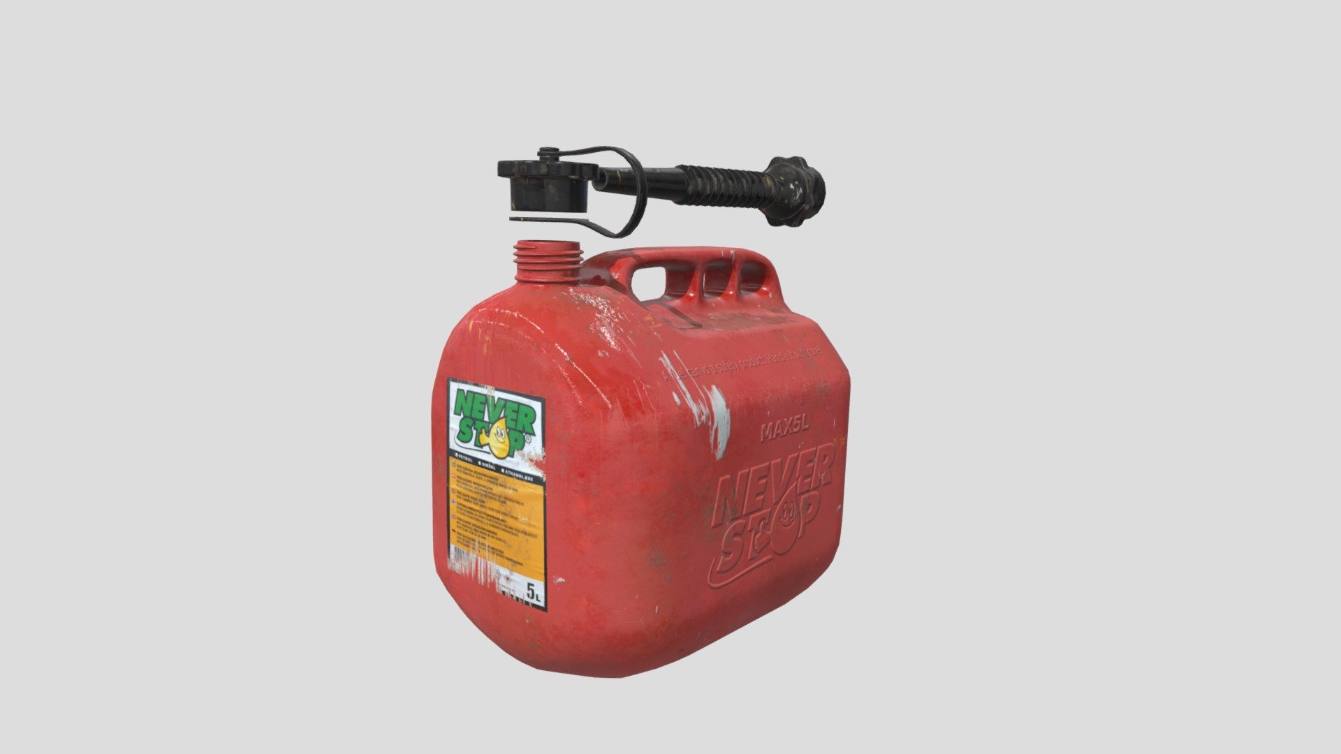 Plastic Fuel Canister - 3D model by Igor_Baskin [34e5198] - Sketchfab