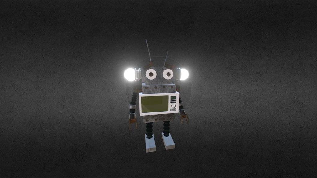 Trash Robot - 3D model by Zergro [34e57fb] - Sketchfab
