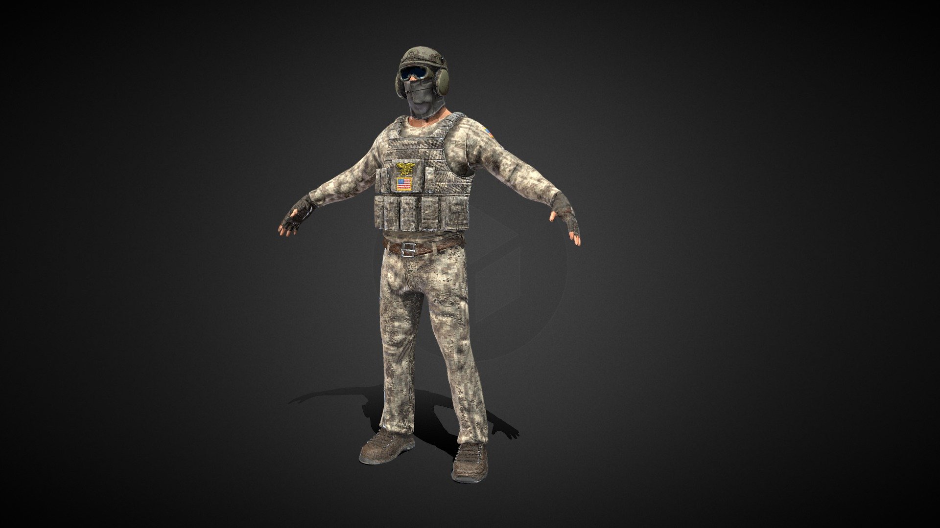Navy Seal - 3D model by Benny Khamelis (@BennyKhamelis) [34e5e51 ...