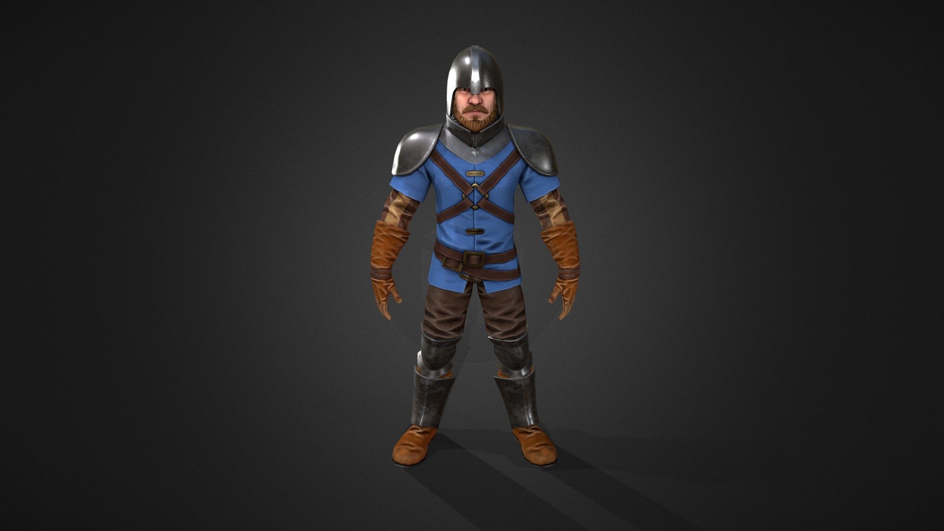 Swordsman character - 3D model by bulbalita [34e70c5] - Sketchfab