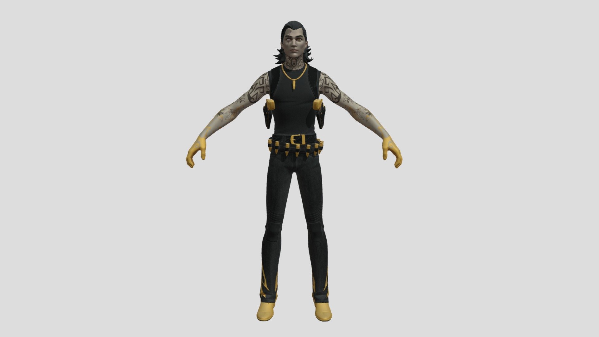 Outlaw Midas - Fortnite Skin - Download Free 3D model by GatoBugadoBR [34e9318] - Sketchfab