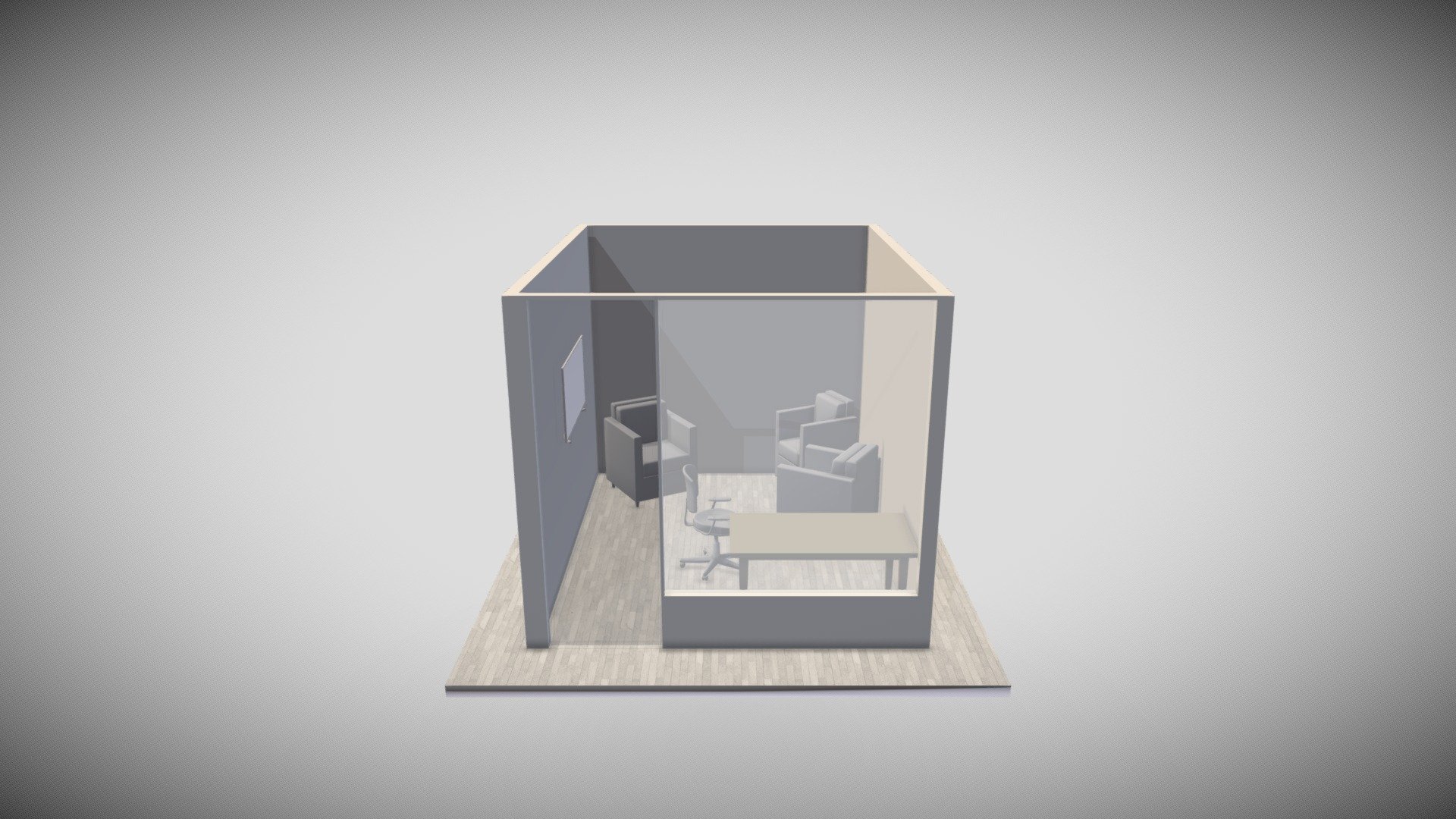 Office Space - 3D model by satishgoda [34ea13f] - Sketchfab