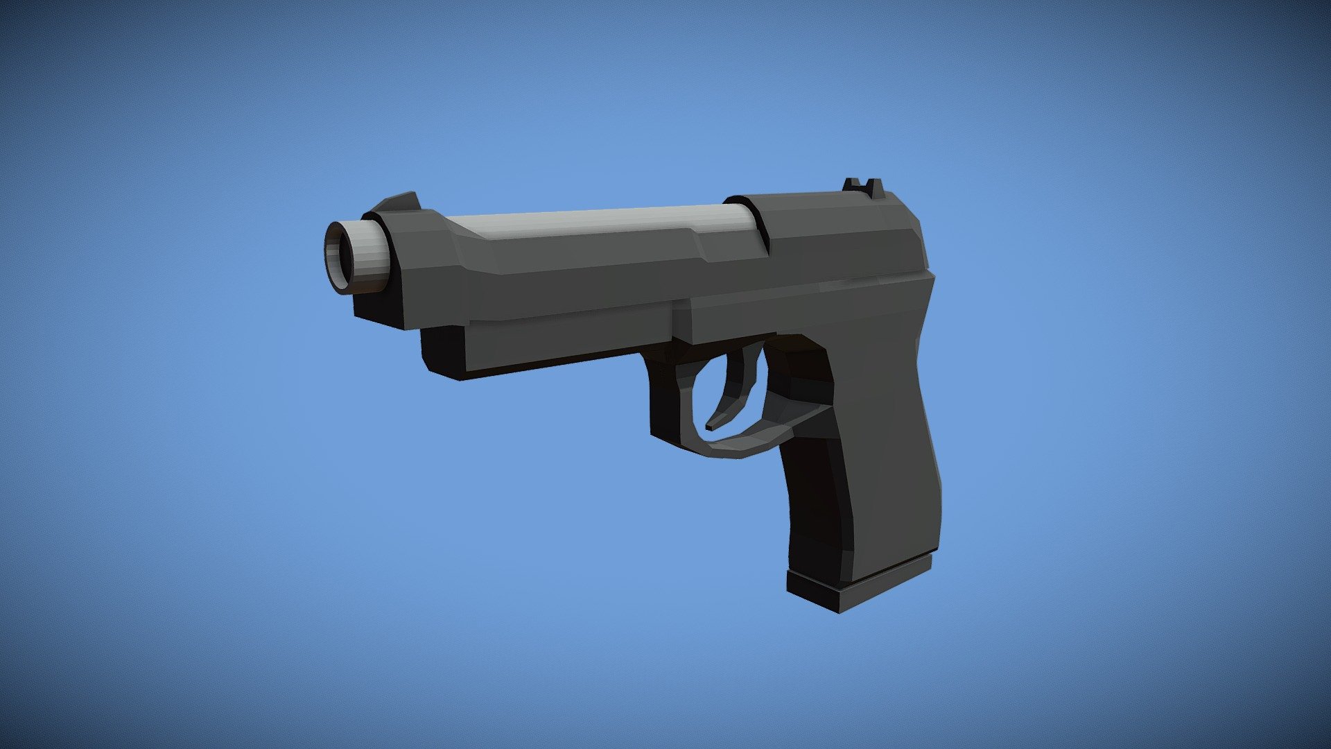 Pistol - Download Free 3D model by Programaton [34ebc77] - Sketchfab