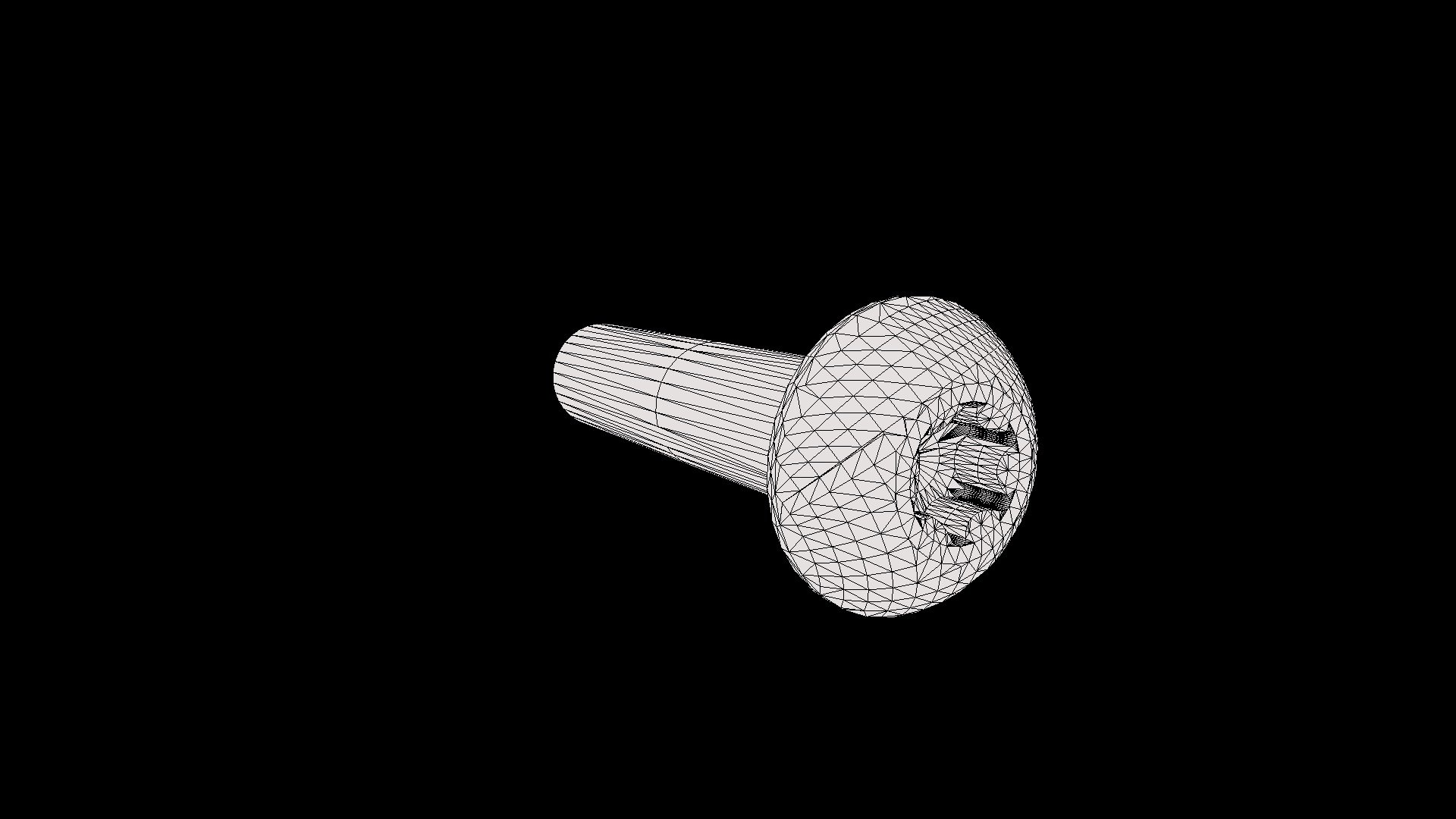 #8-32 X 3_4 Star Drive Screw (276-4994) - Download Free 3D model by ...