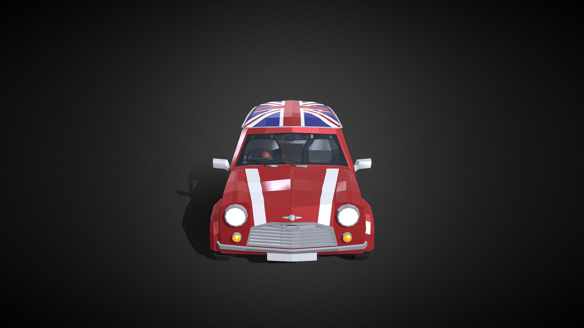 Low Poly Classic Mini - 3D model by Luke Burton (@LukeBurton3D ...