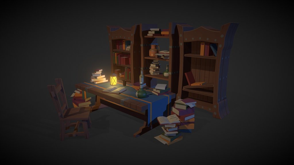 stylized environments - A 3D model collection by cal (@calwylie ...