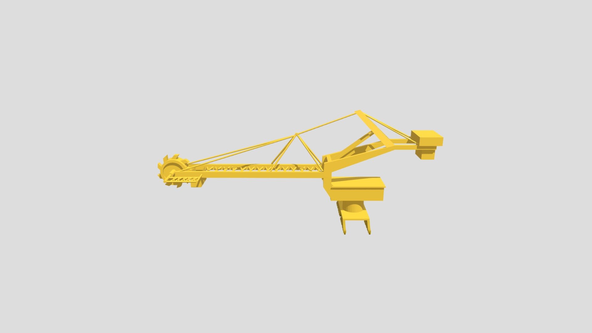 Stacker Reclaimer - Download Free 3D model by SMK Nurul Jadid ...
