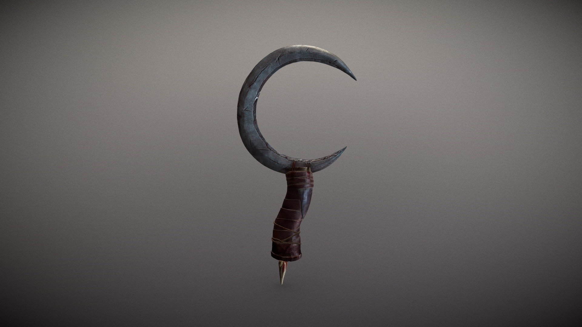 Bloody ritual sickle - 3D model by Oleg Karpman (@karpman.cg) [34f3cd1 ...
