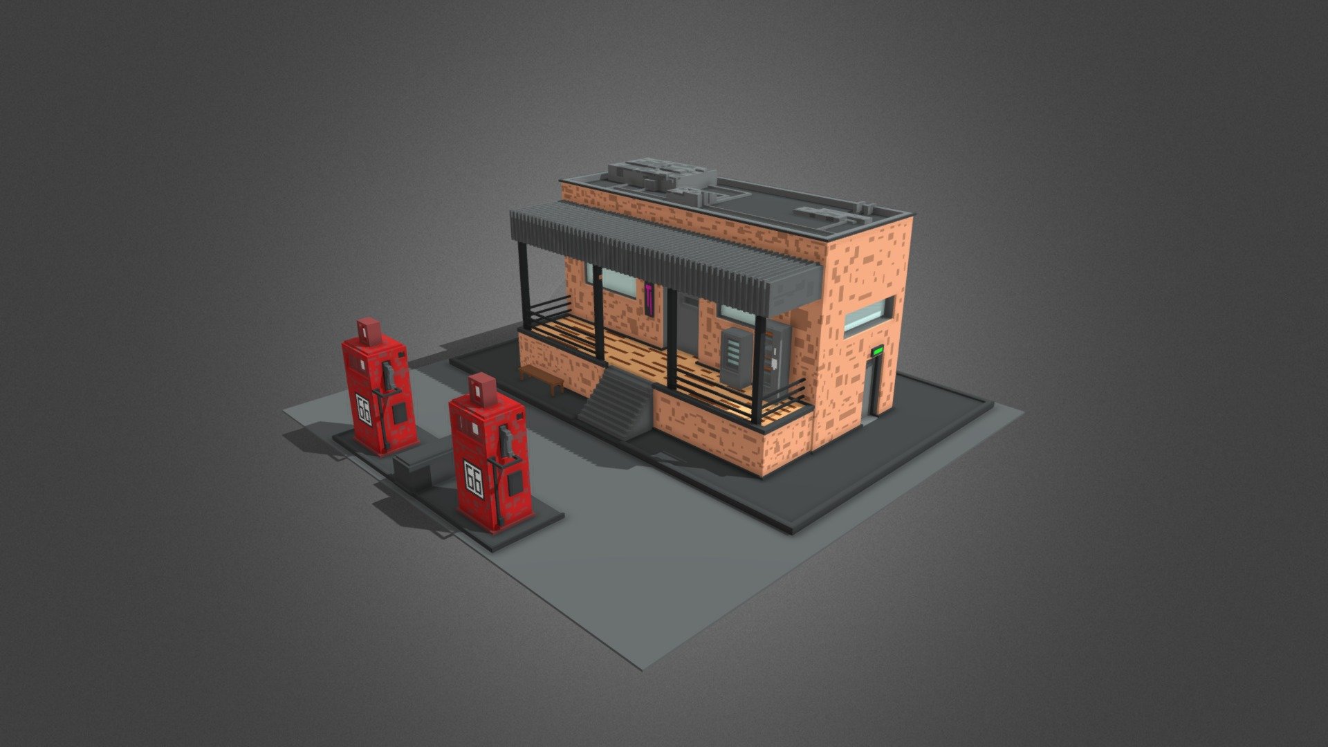 Station Voxel - Download Free 3D model by 3dthauruxart (@Thaurux ...