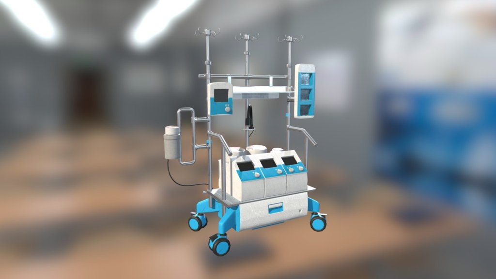 Heartlung Machine - Download Free 3D model by Kevin Gille (@kevingille ...
