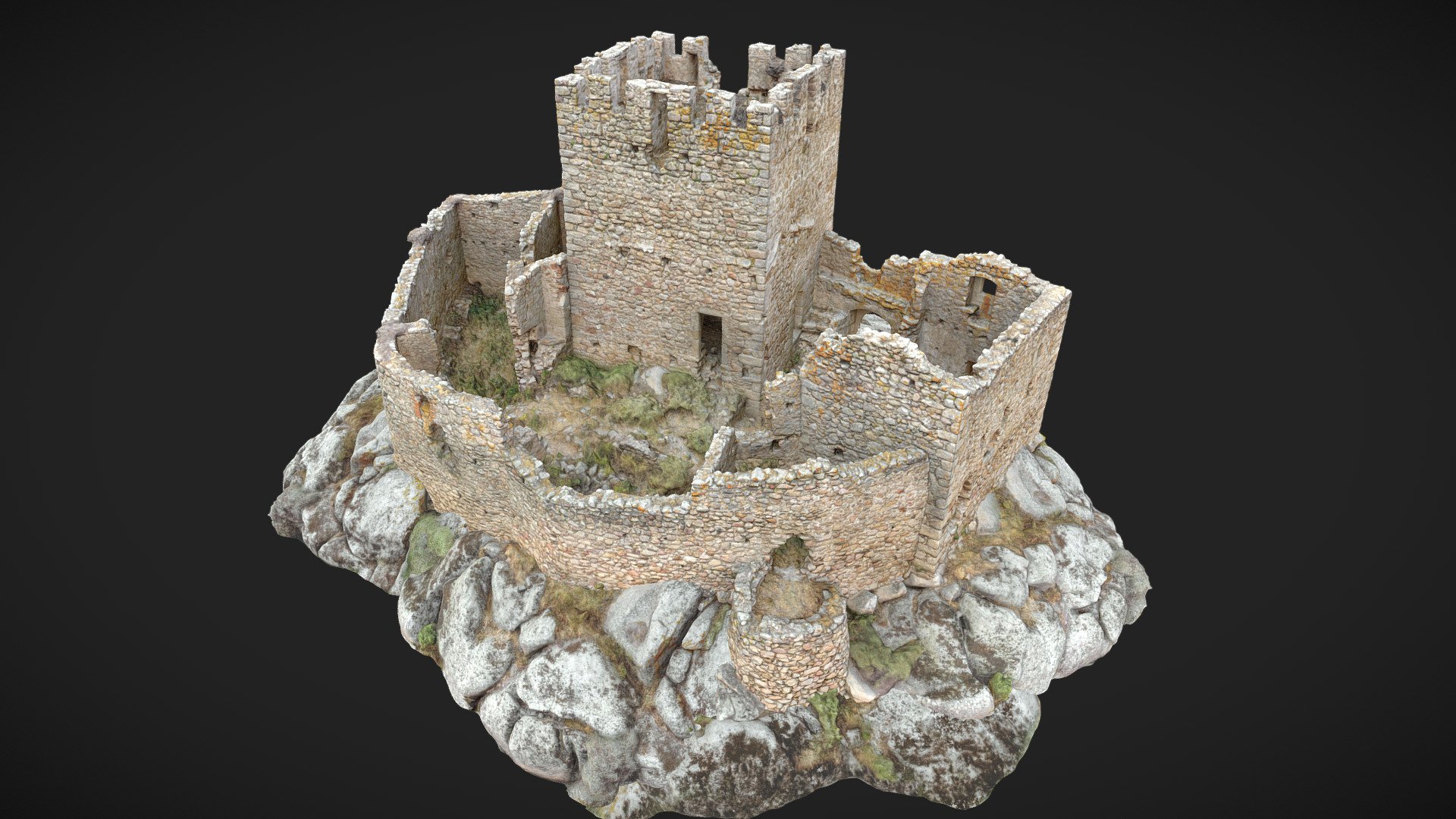 Old Castle Ruins Delight Scan - Buy Royalty Free 3D model by Pers Scans ...