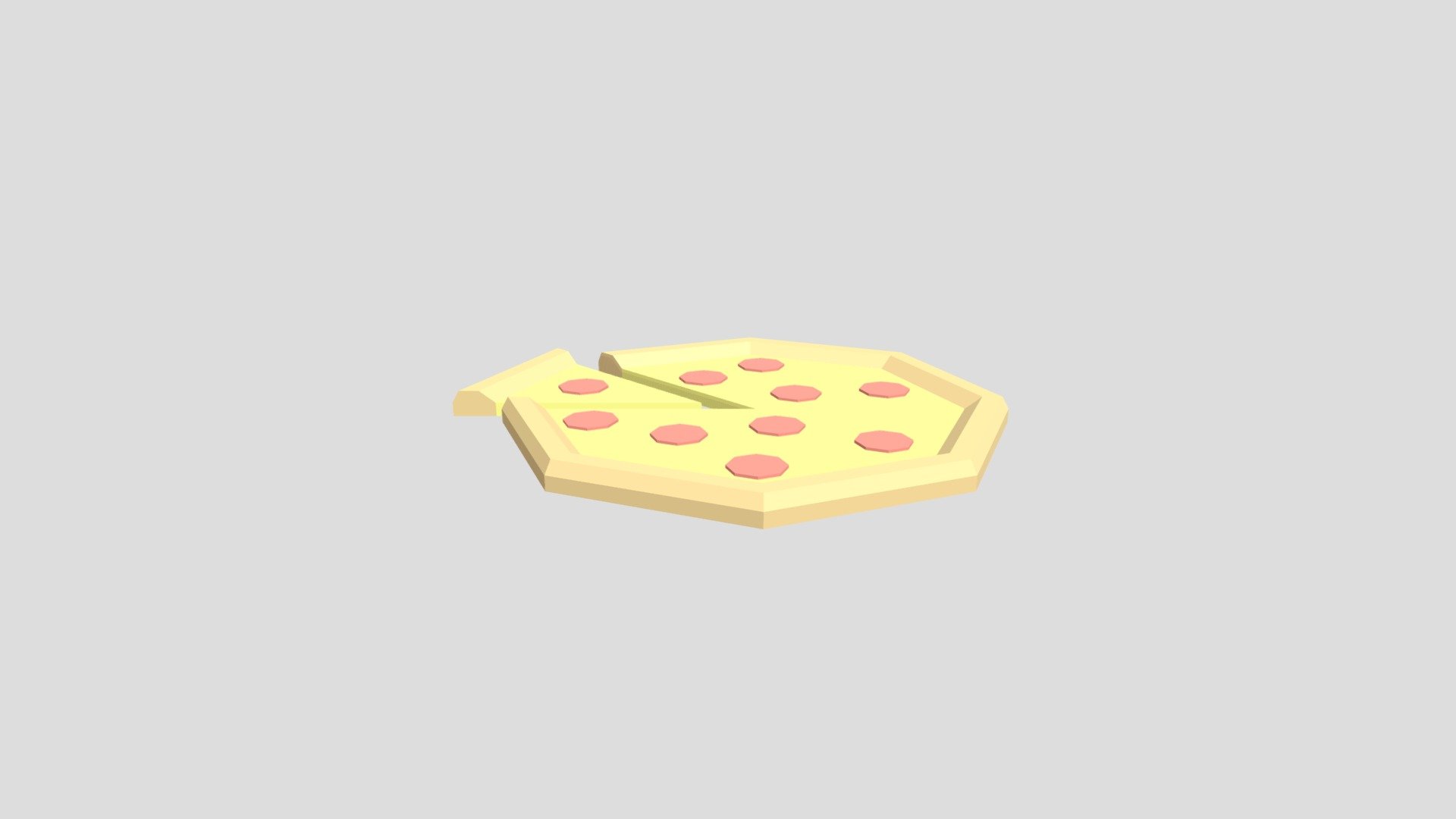 Pizza from Poly by Google - 3D model by IronEqual (@ie-niels) [34fb95f ...