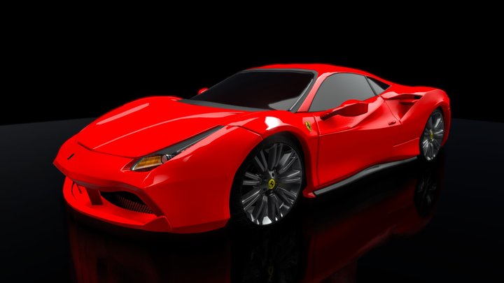 Ferrari-488 3D models - Sketchfab