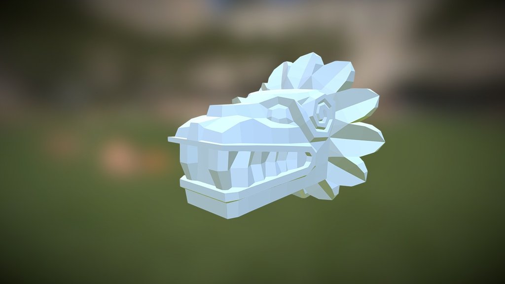 Quetzalcoatl Feathered Serpent - 3D model by paperstatue [34fd9b8 ...