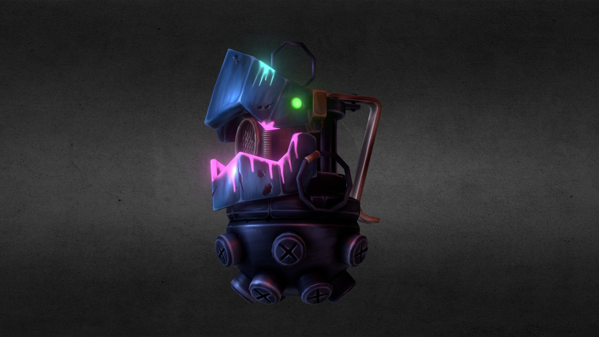 Jinx Grenade V1 - Static - 3D model by mornaista [34fe8e8] - Sketchfab