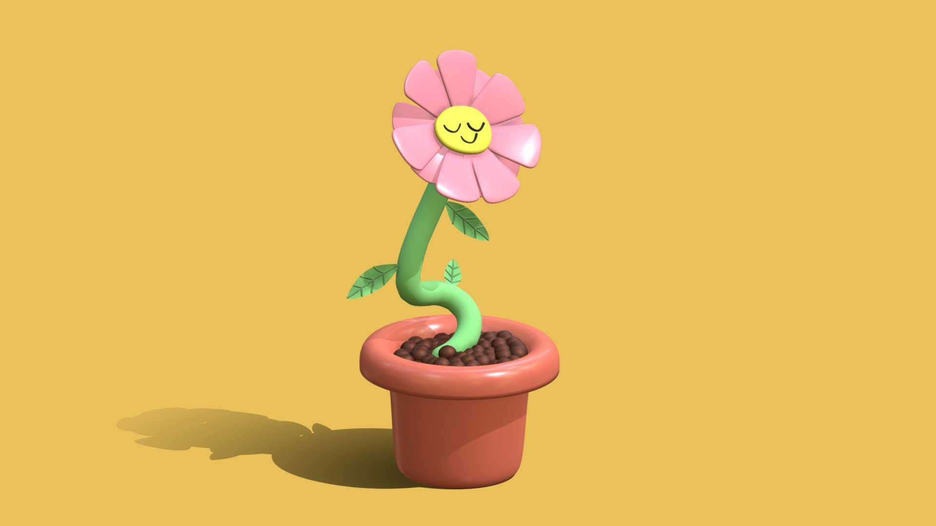 Happy flower :) - Download Free 3D model by McManus Media ...