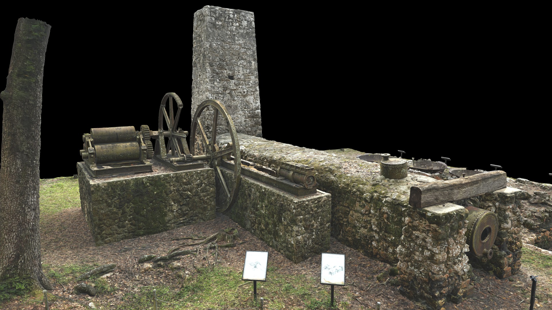 Yulee Sugar Mill Ruins - Download Free 3D model by Global Digital ...