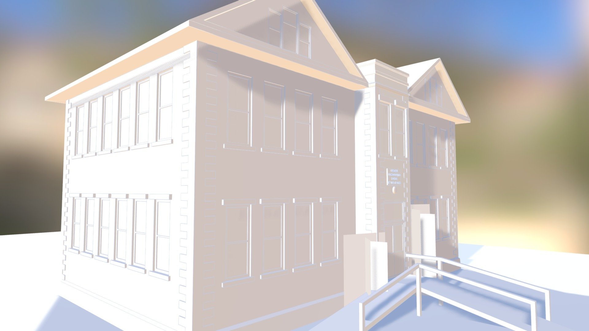 Cardale School - 3D model by DavidReininger [3500978] - Sketchfab