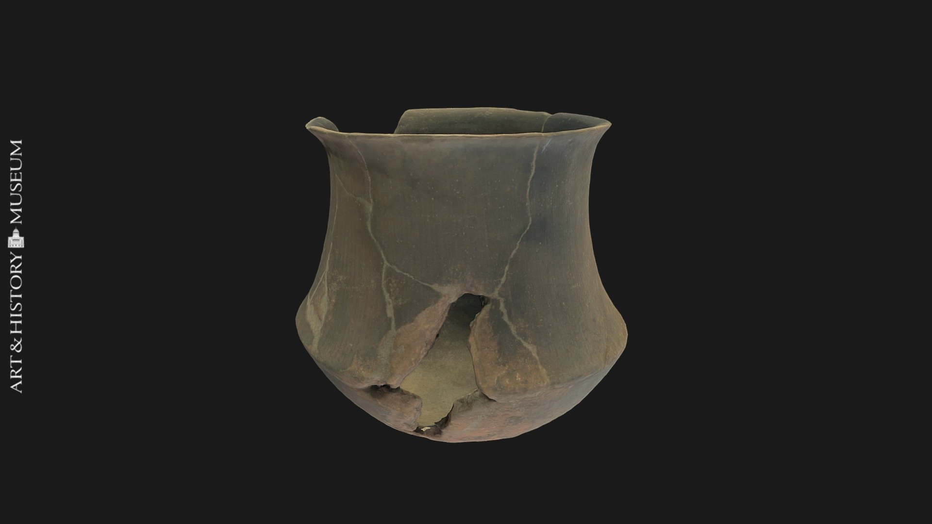 Carinated vase with flaring rim - PG.41.1.204 - Download Free 3D model ...