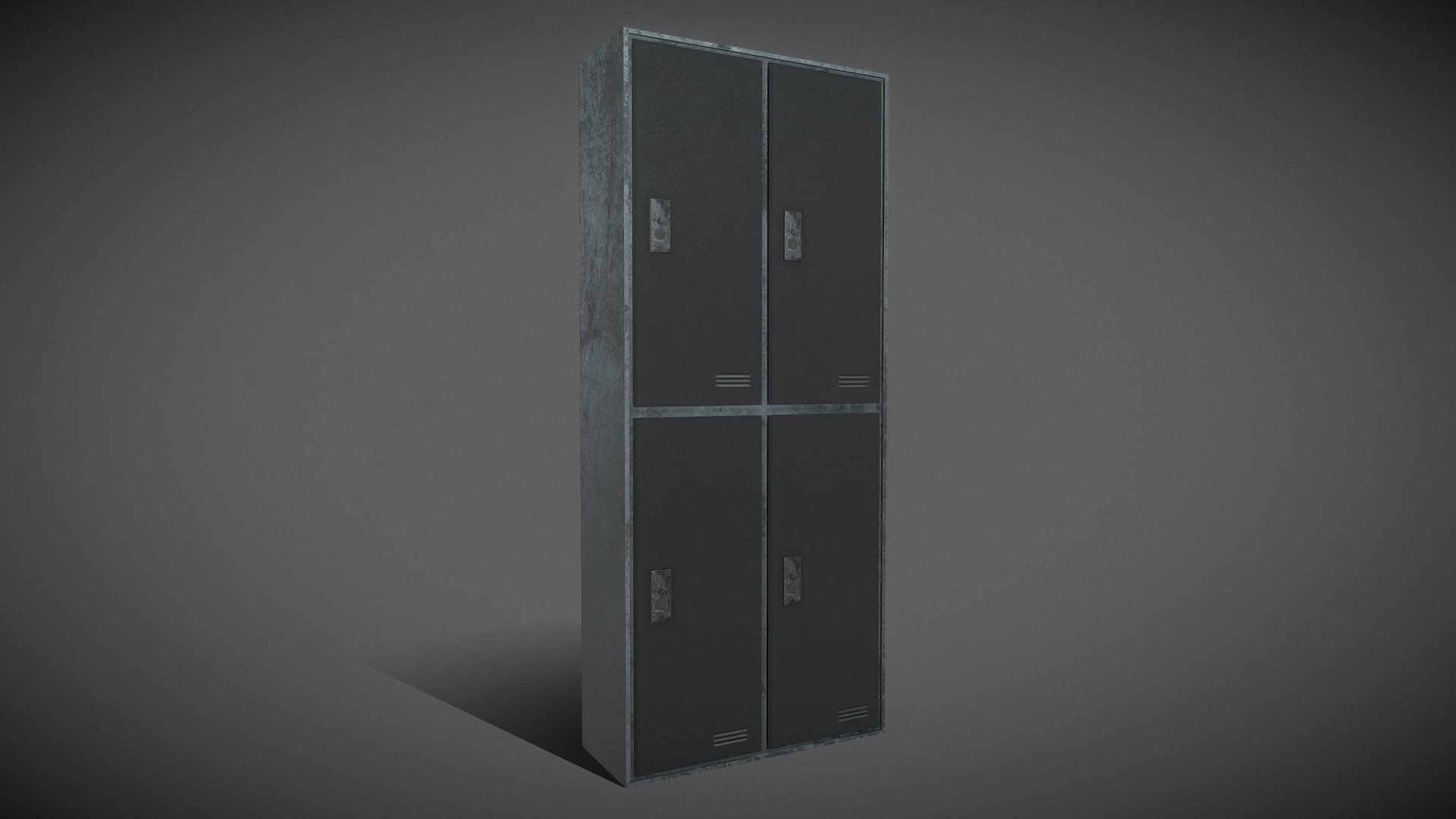 Metal locker - Download Free 3D model by carlosbarrera_10 [35012fe ...
