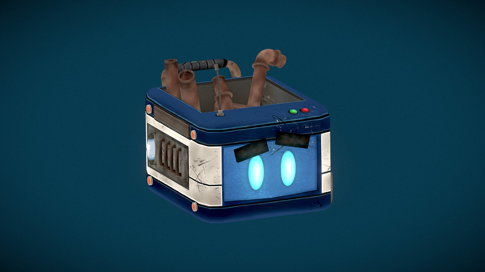 Robot Helper - 3D model by Tlal [350523e] - Sketchfab