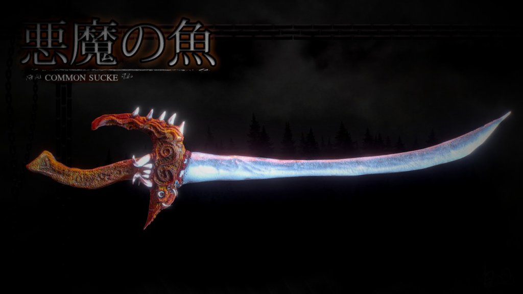 Cursed Sword - Download Free 3D model by bawbetaso [35080ab] - Sketchfab