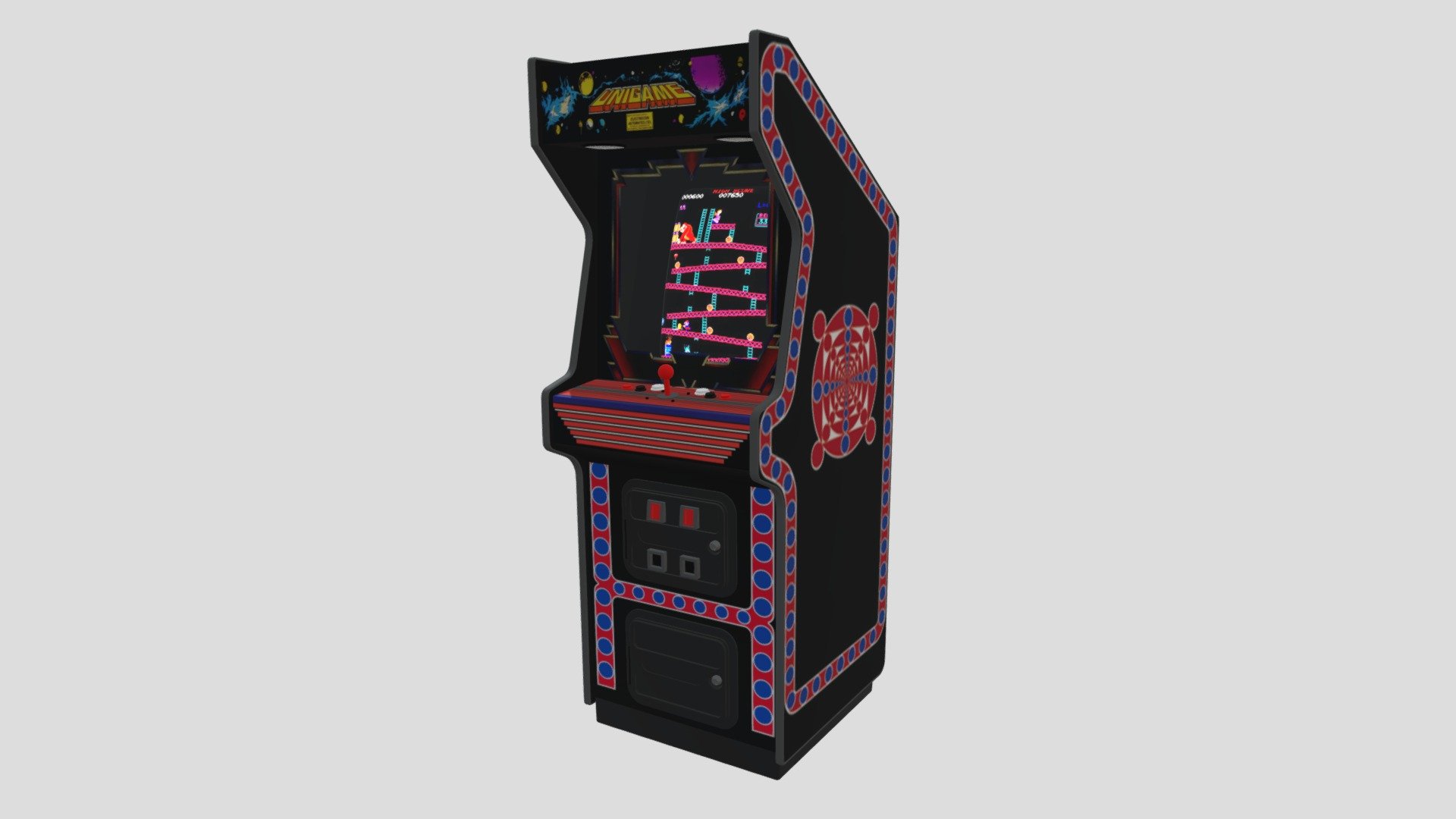 Arcade cabinet - 3D model by spidy21982 [35088ee] - Sketchfab