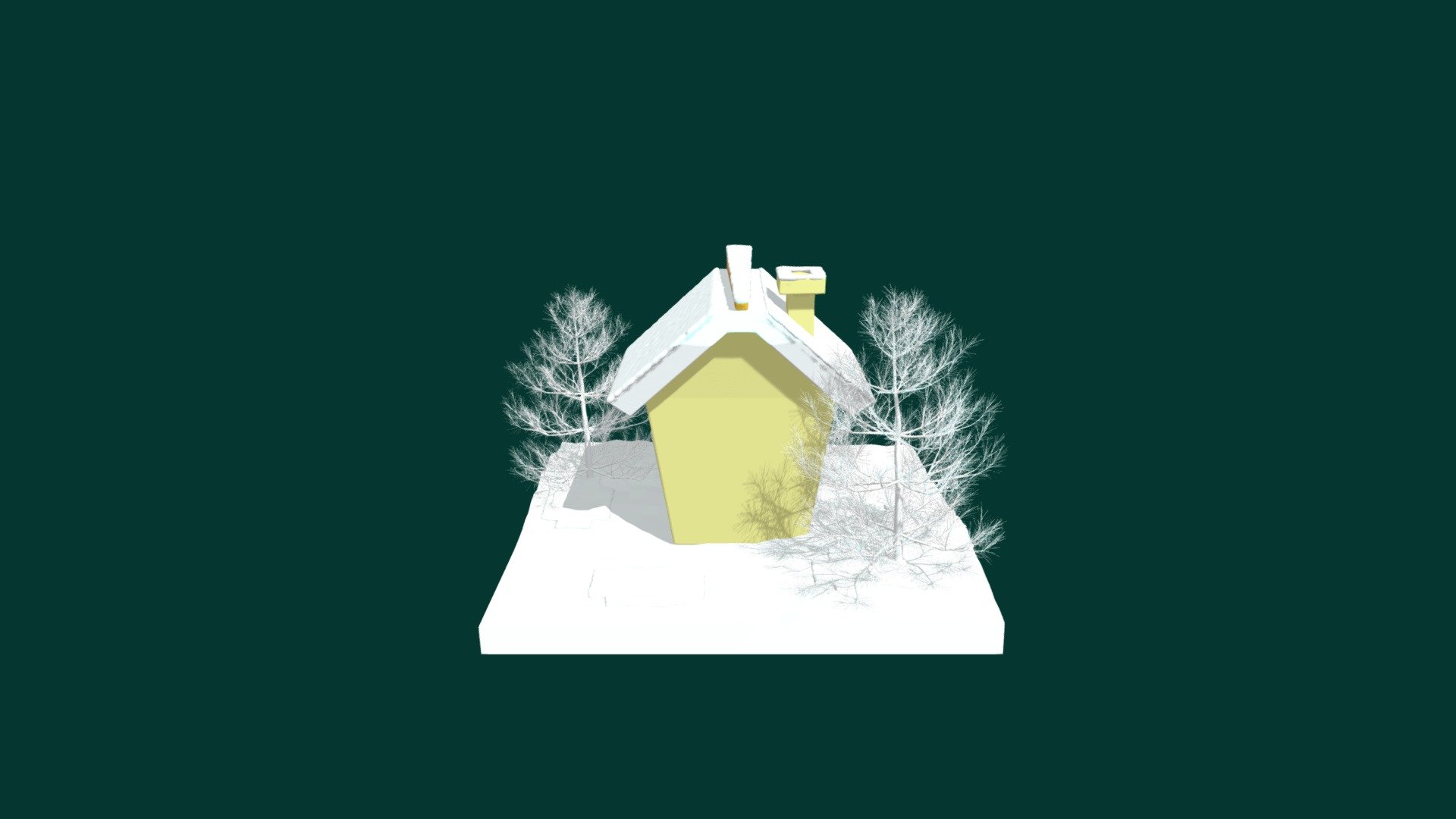 winter_house - 3D model by sravya.vujjini [350ab2f] - Sketchfab