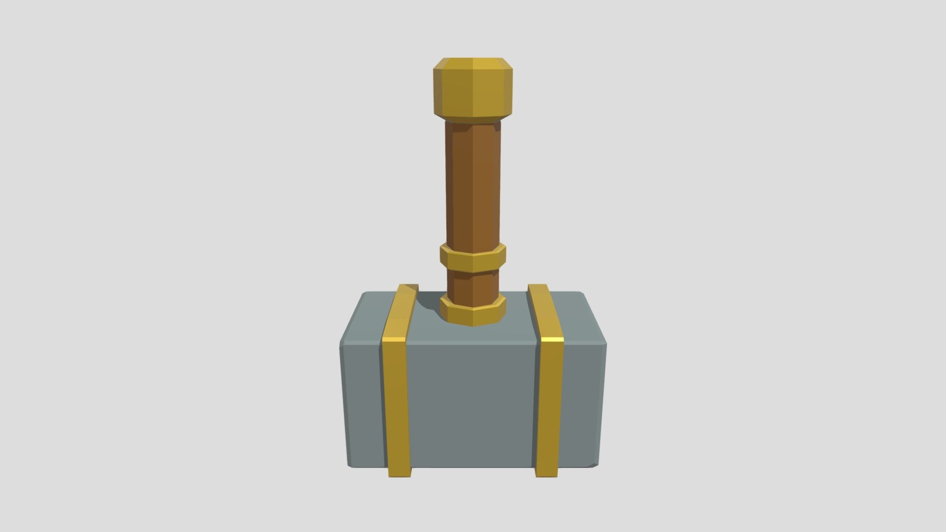Low poly hammer - Download Free 3D model by tuppn (@syegi) [350ad52 ...