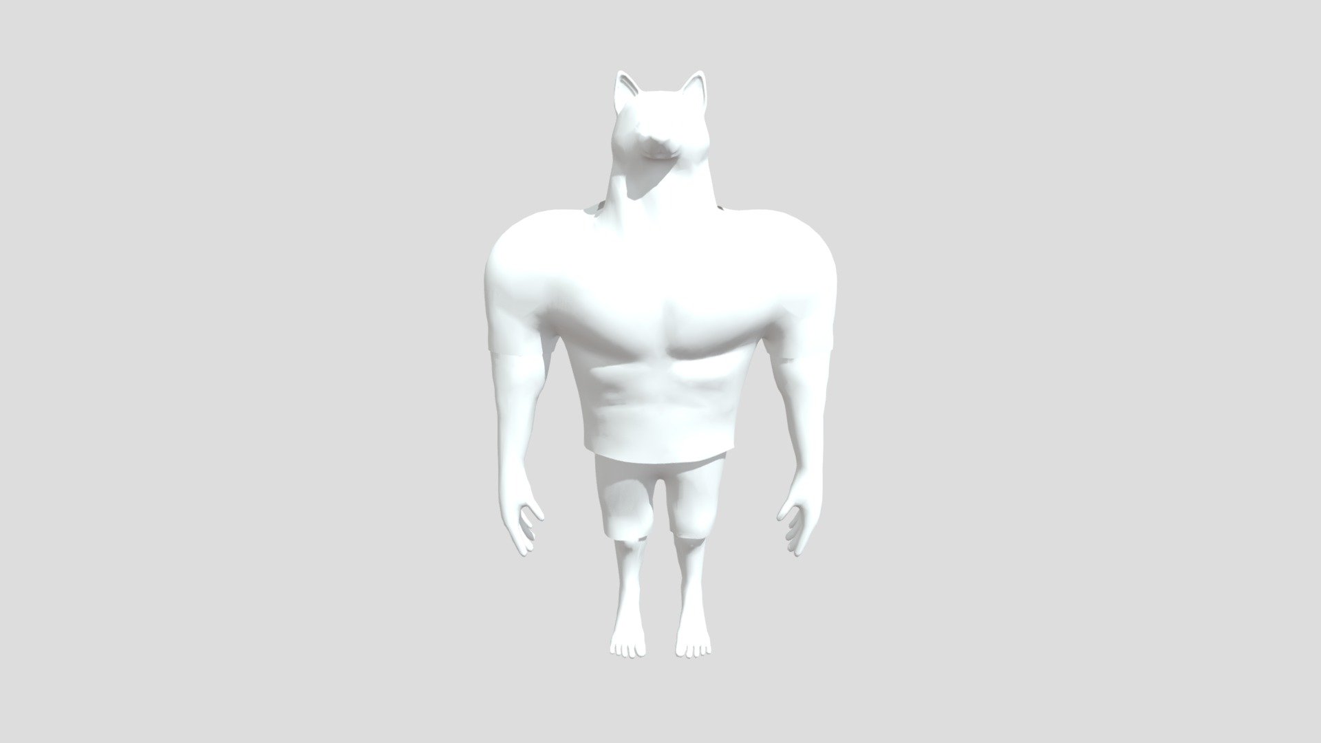 Big buff doge meme - Download Free 3D model by ayoubbigwall [350ca6d ...