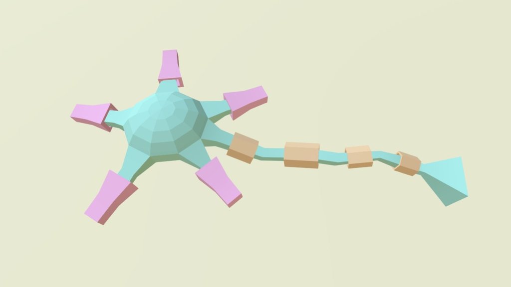 Neuron Model - Download Free 3D model by Luisa (@lvasquez) [350d738 ...