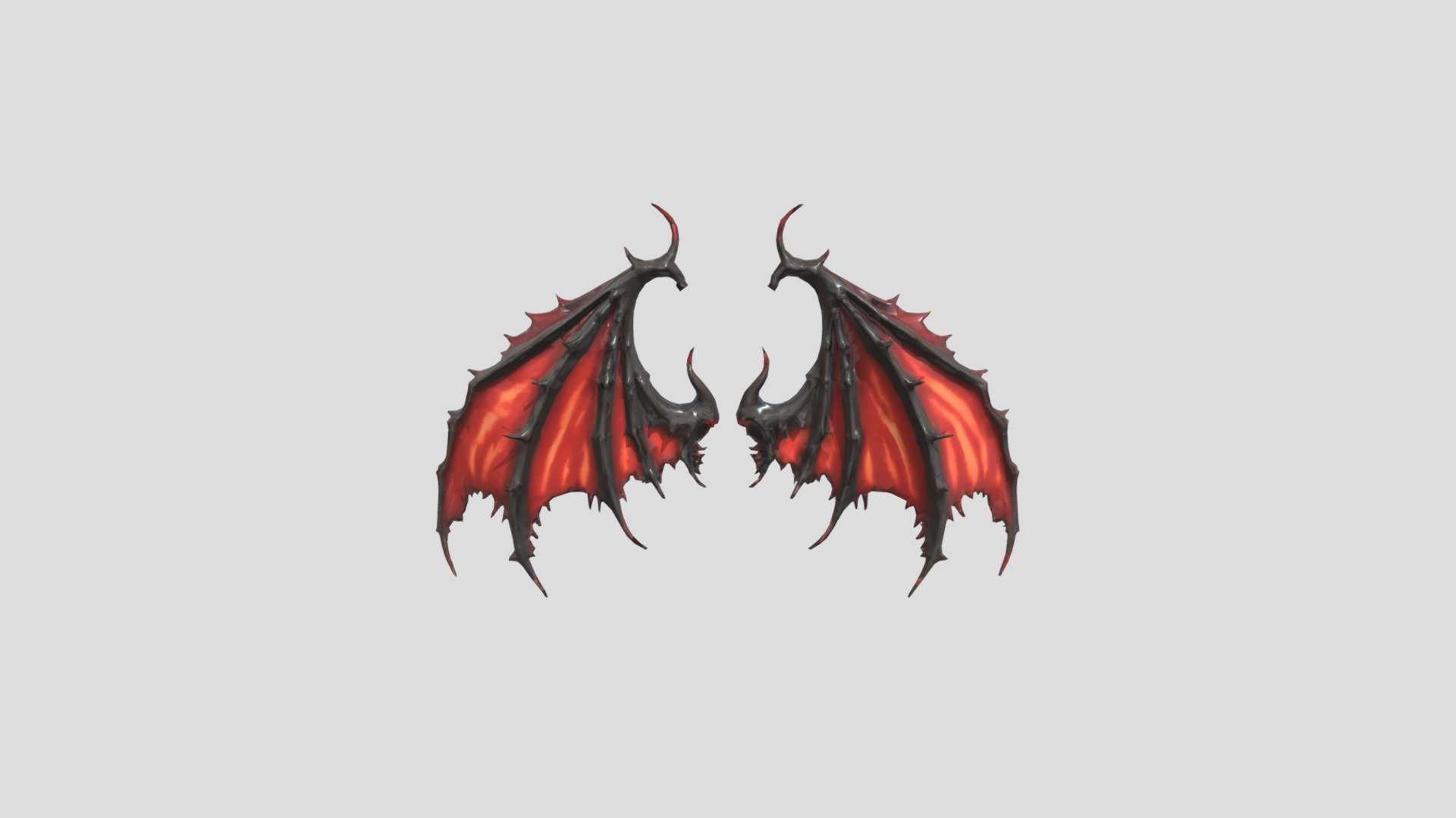 devil wing - Download Free 3D model by ProOfLegend [3511329] - Sketchfab