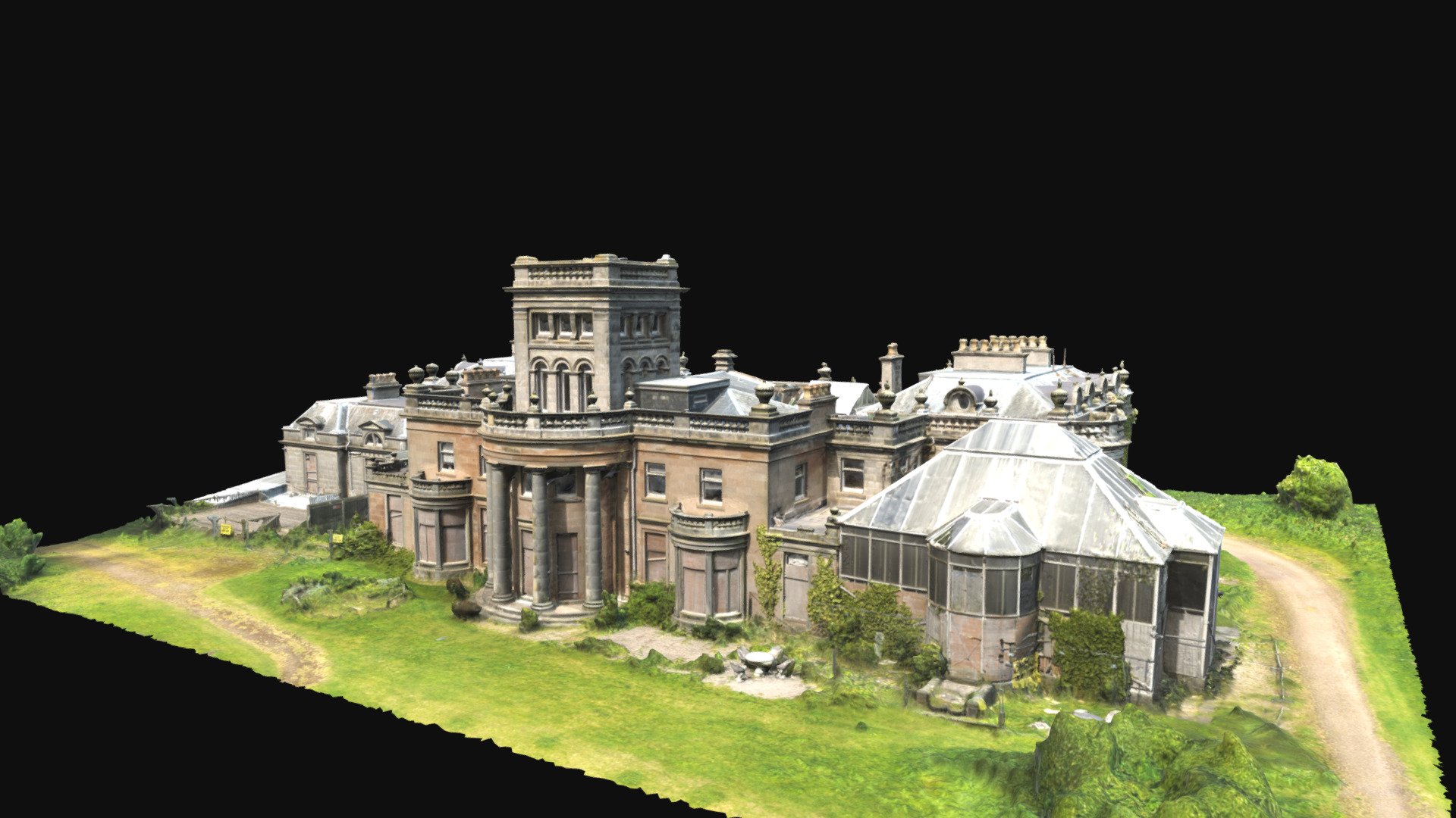 Letham Grange House - 3D model by Romantles [351181f] - Sketchfab
